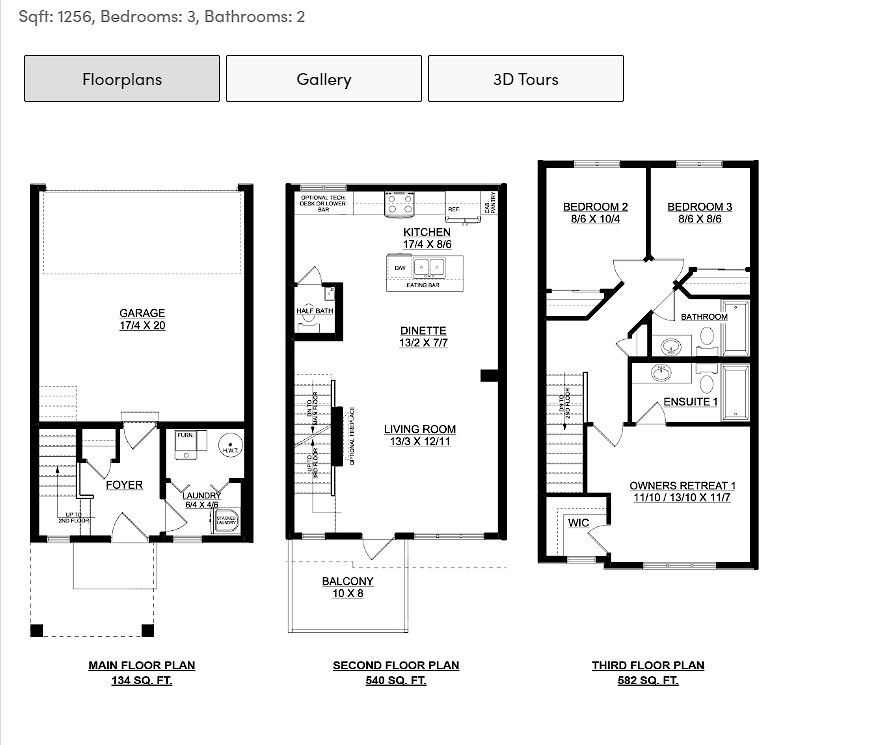 Edmonton Pet Friendly Townhouse For Rent | Secord | A Prime end-unit ...